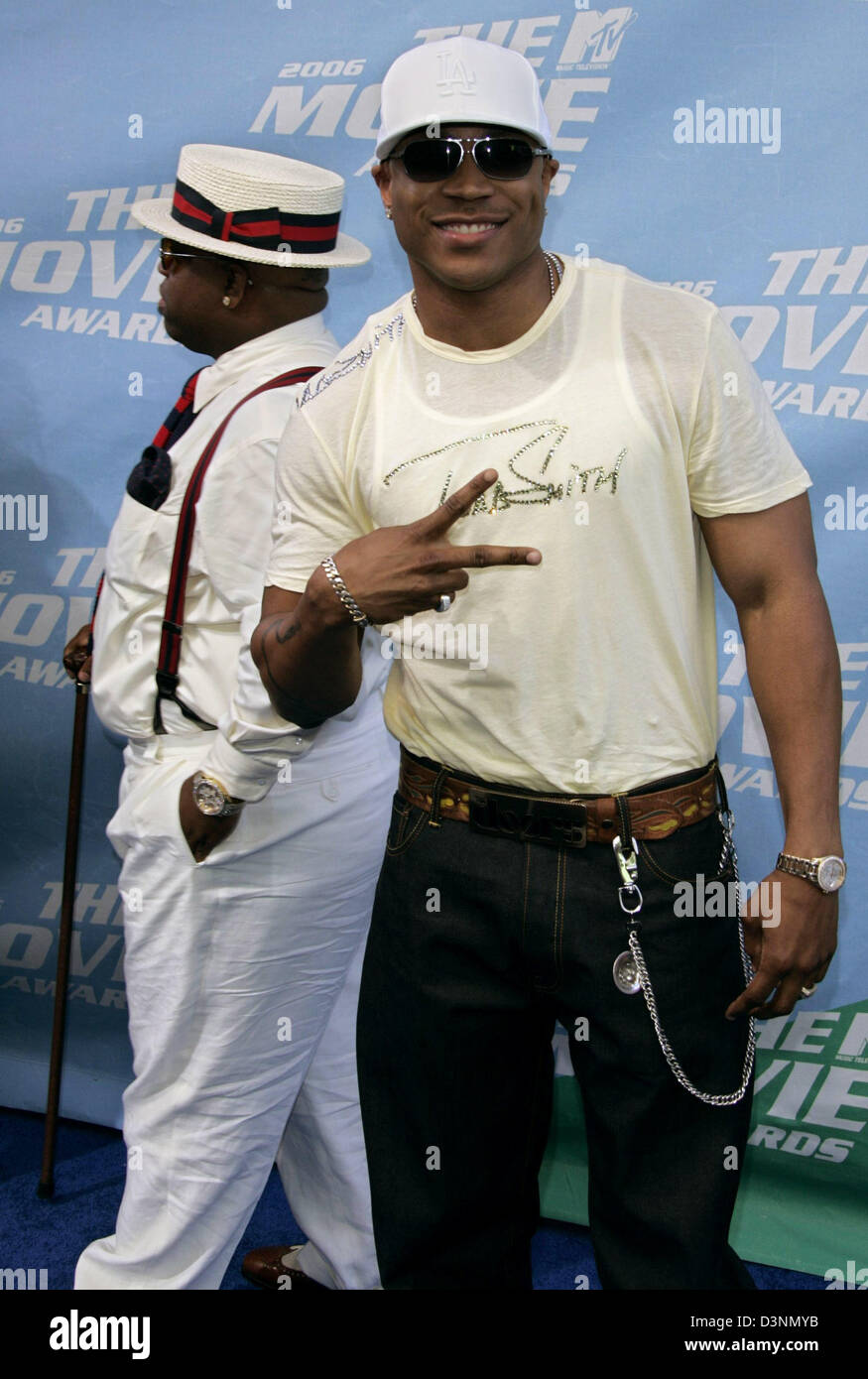 US rapper LL Cool J arrives for the 2006 MTV Movie Awards in Los ...