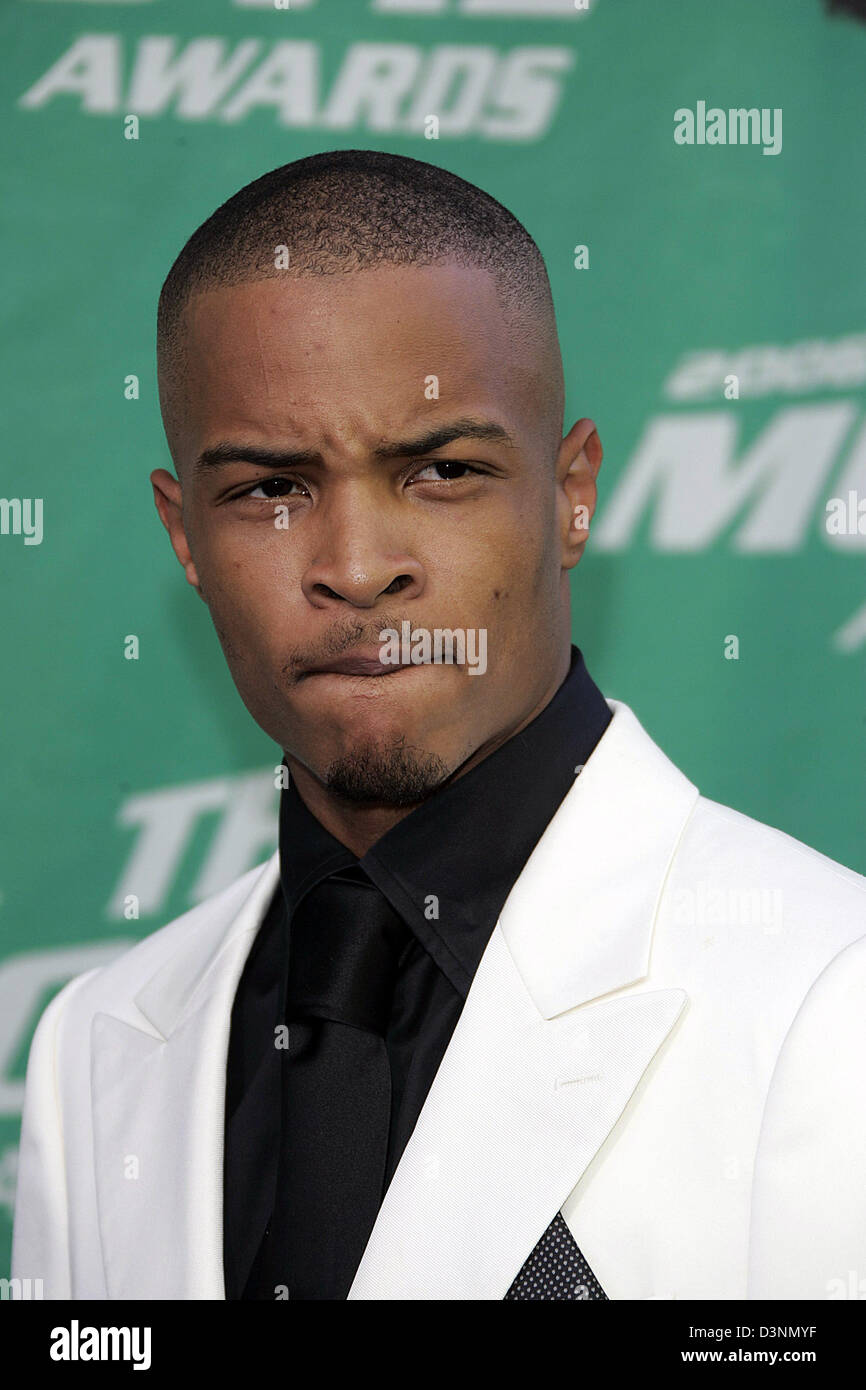 US actor T.I. arrives for the 2006 MTV Movie Awards in Los Angeles, USA ...