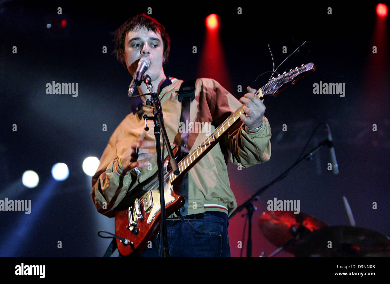 The singer of the band 'Babyshambles', Pete Doherty, performs at the ...