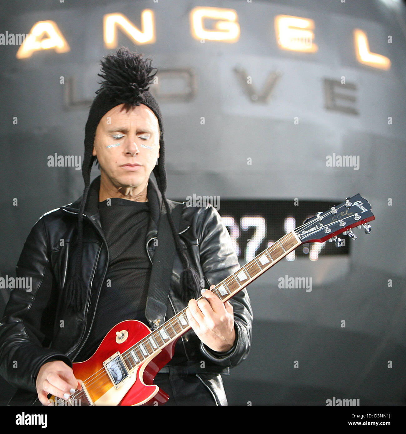 Martin Gore of British mega-selling band Depeche Mode plays guitar ...