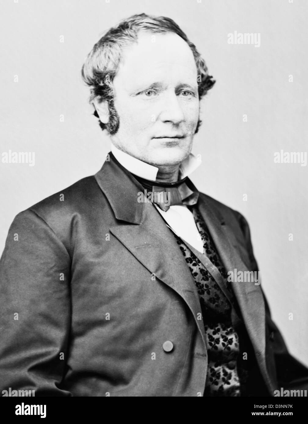 Vintage portrait of Thomas A Hendricks Stock Photo - Alamy