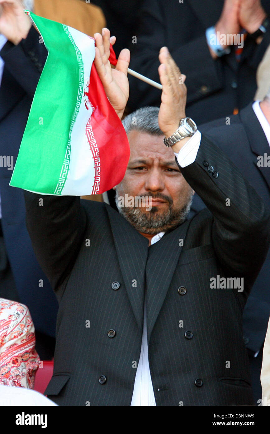 Iranian Vice President Mohammed Aliabadi is seen on the tribune before ...