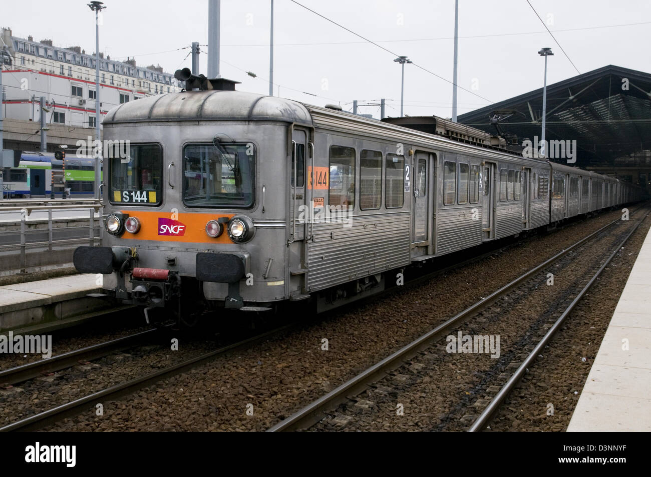 sncf electric multiple unit,class Z 6100,6144,3-car unit,carel and ...