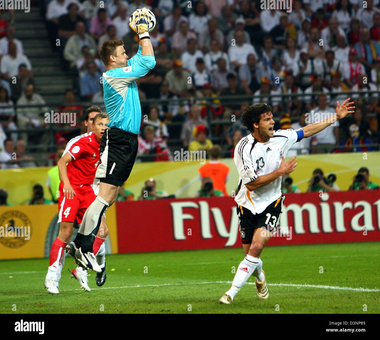 Goalkeeper and michael ballack hi-res stock photography and images - Alamy