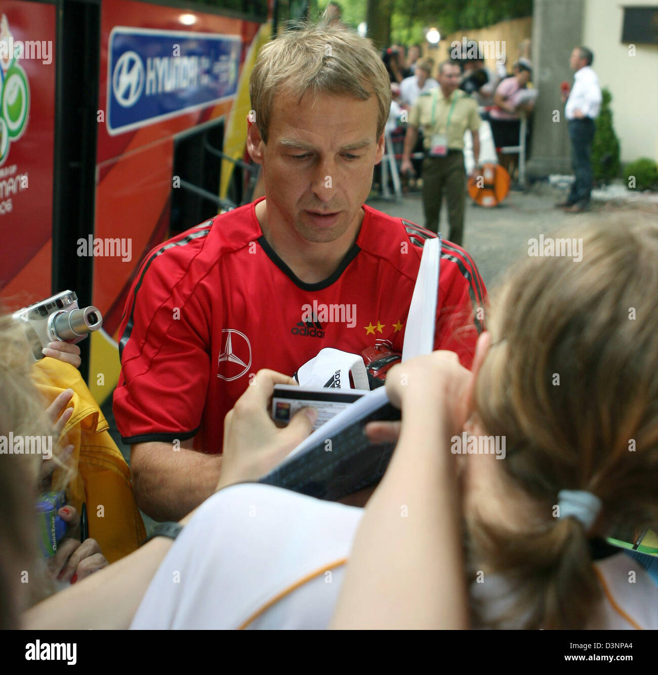 Head coach of the German national soccer team, Juergen Klinsmann, is ...