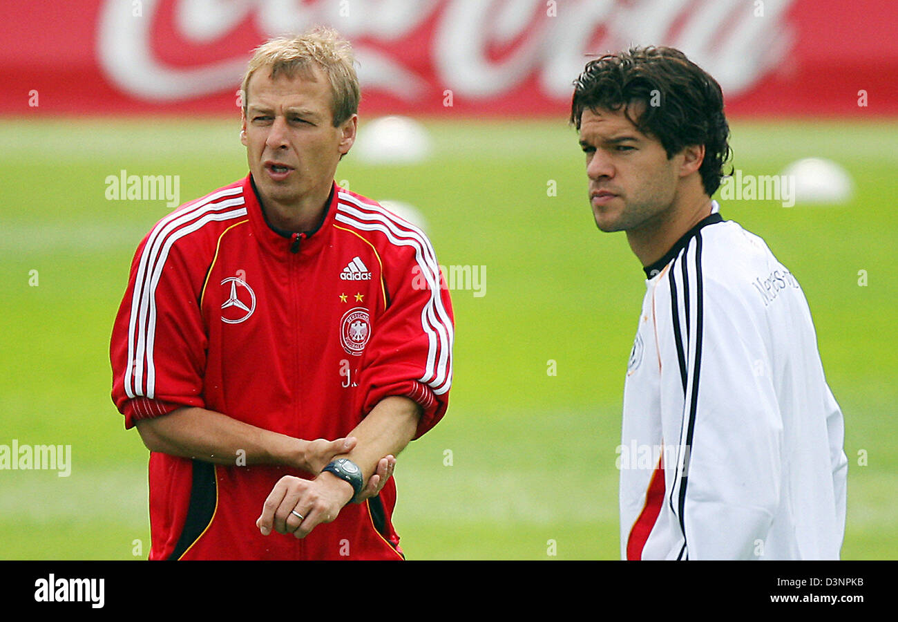 German soccer players michael ballack hi-res stock photography and ...