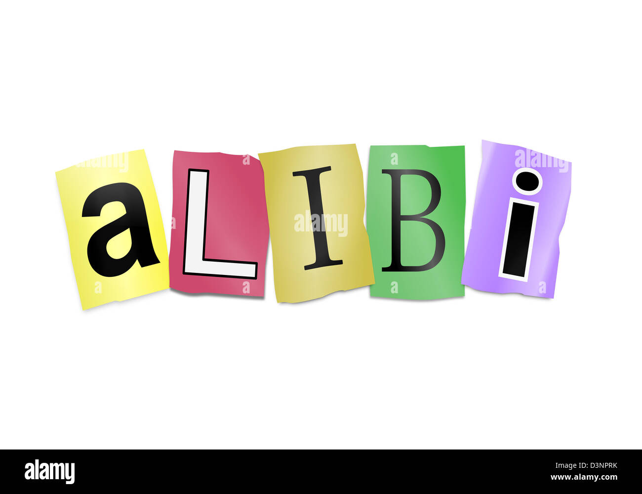 The alibi hi-res stock photography and images - Alamy