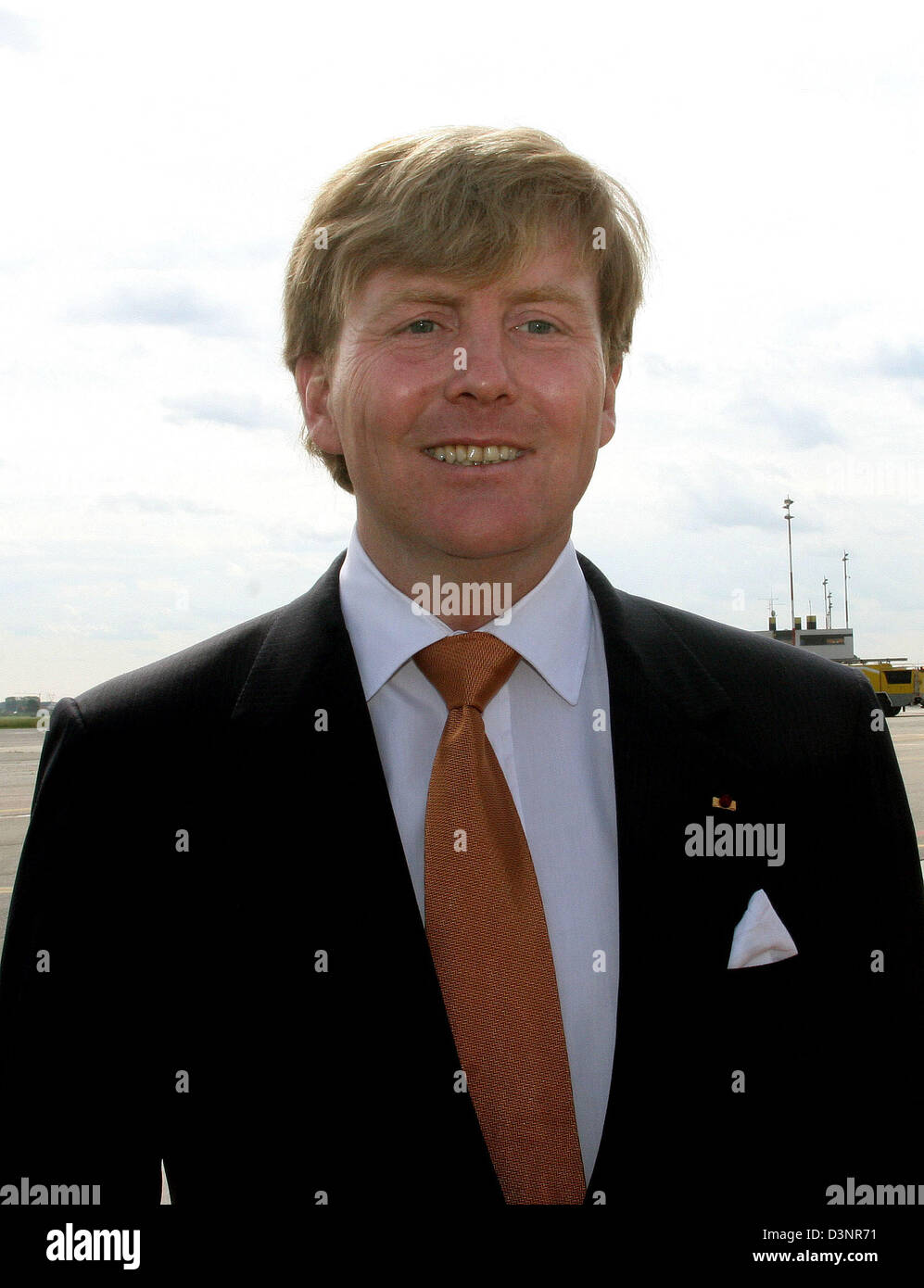 Dutch Crown Prince Willem-Alexande photographed upon his arrival at ...