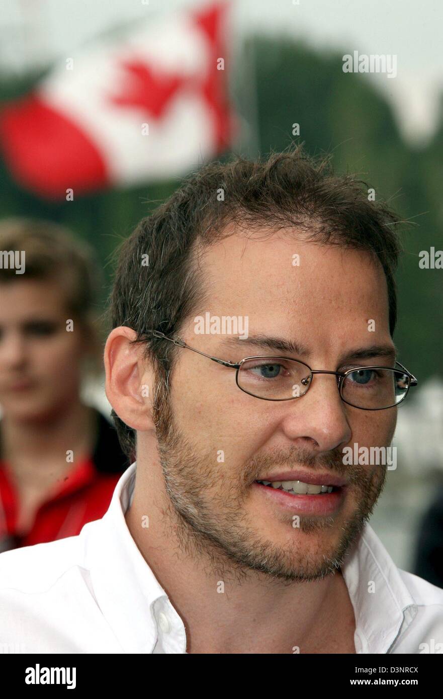 Canadian Formula One pilot Jacques Villeneuve of BMW Sauber F1 team ...