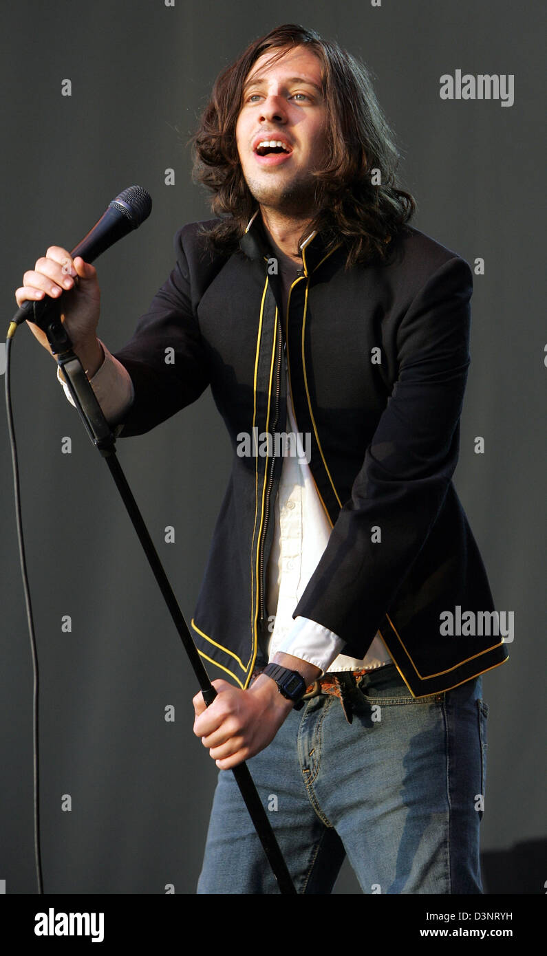 Rock singer Adam Green performs during the Hurricane festival in ...