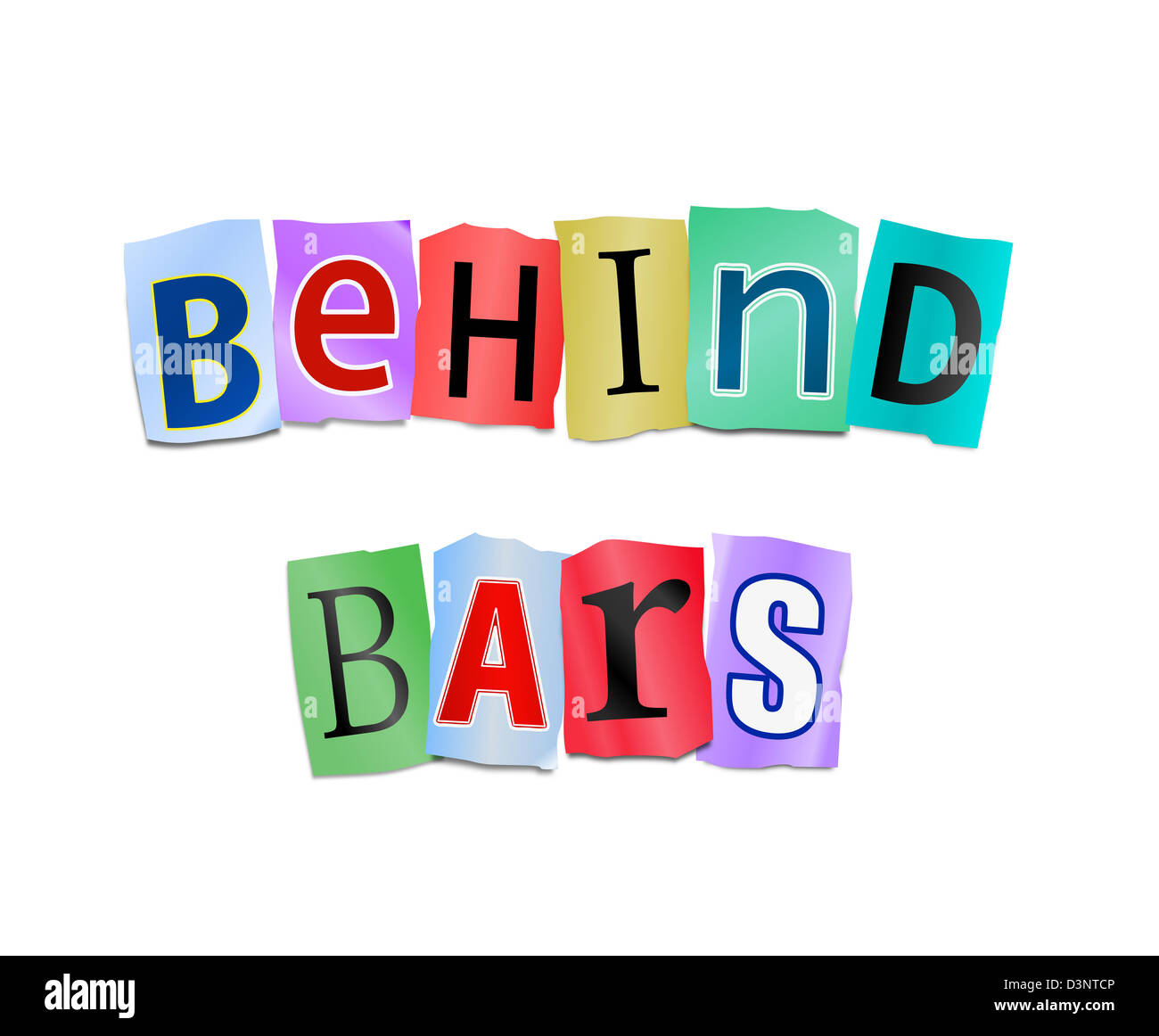 Prisoner behind bars Cut Out Stock Images & Pictures - Alamy