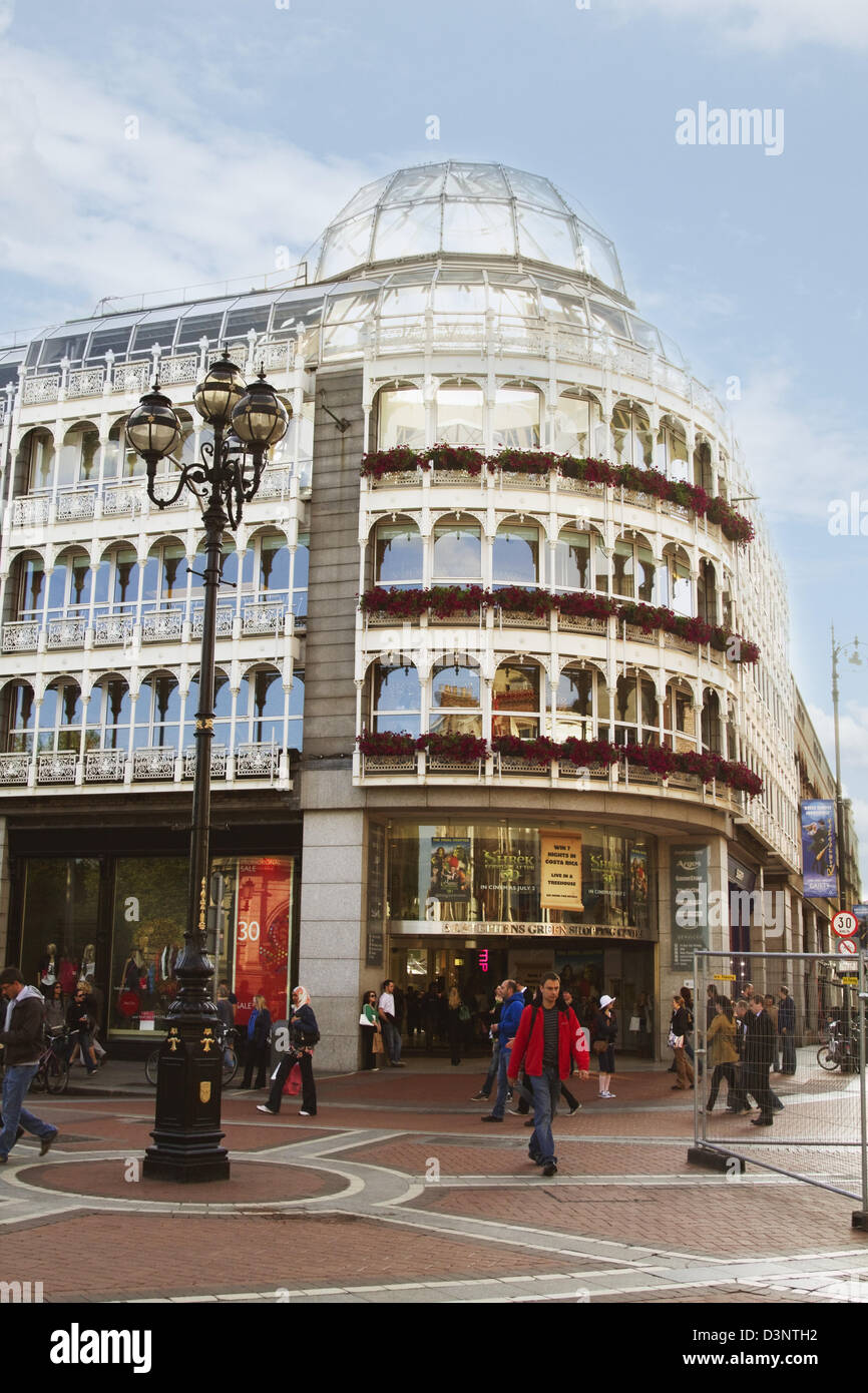 Shopping mall at the roadside, Dublin, Republic of Ireland Stock Photo ...
