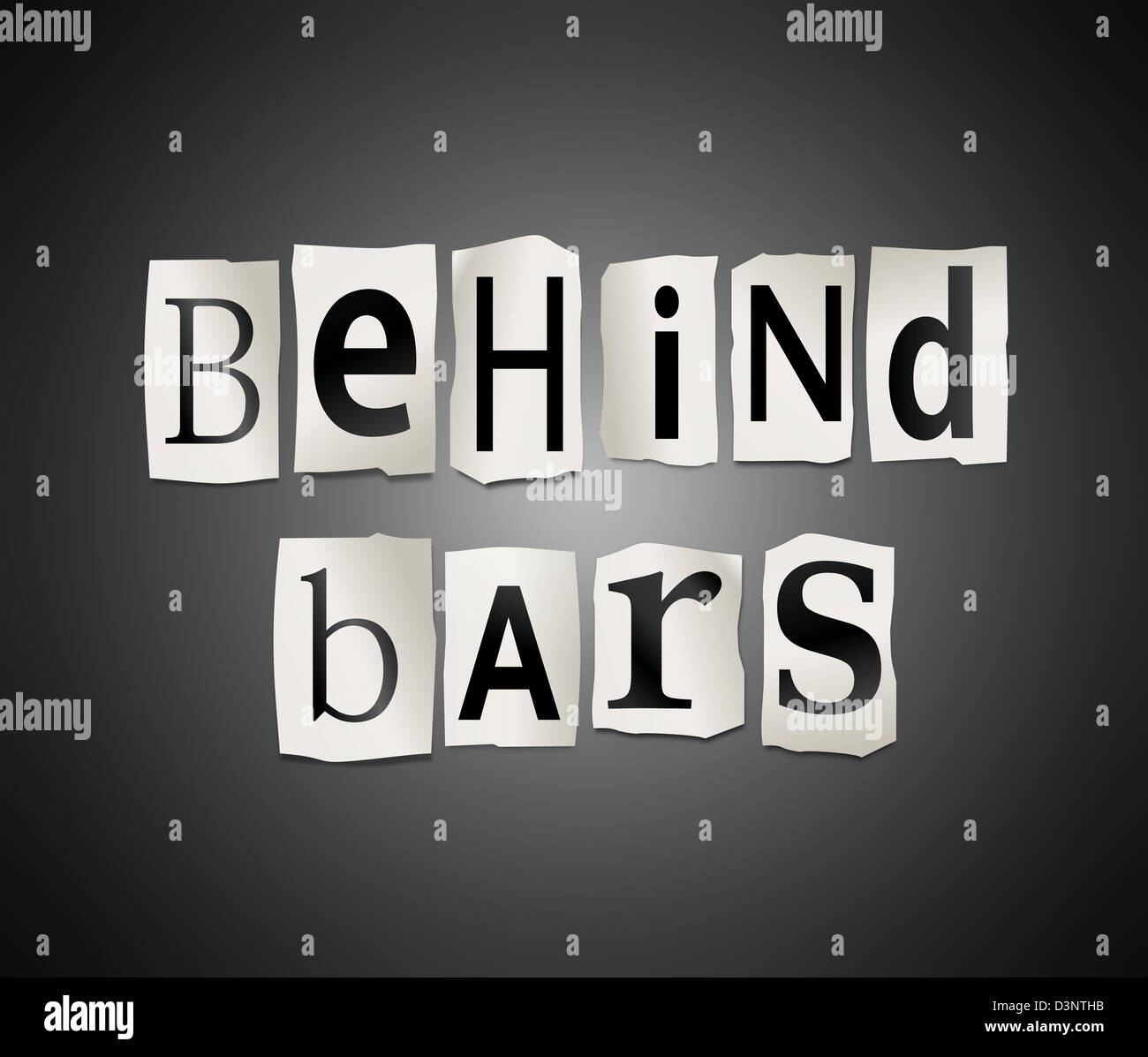 Behind bars concept Stock Photo - Alamy