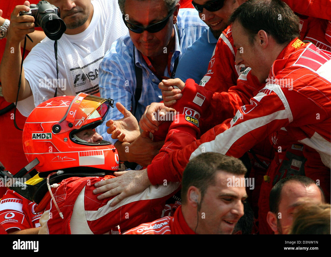 German Formula One driver Michael Schumacher of the Scuderia Ferrari ...