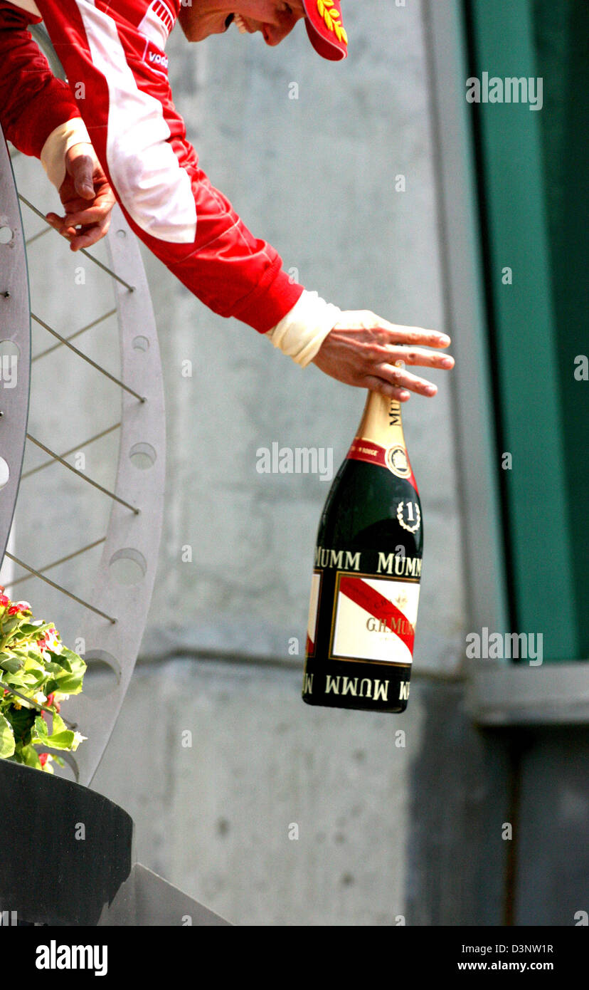 German Formula One driver Michael Schumacher of the Scuderia Ferrari ...