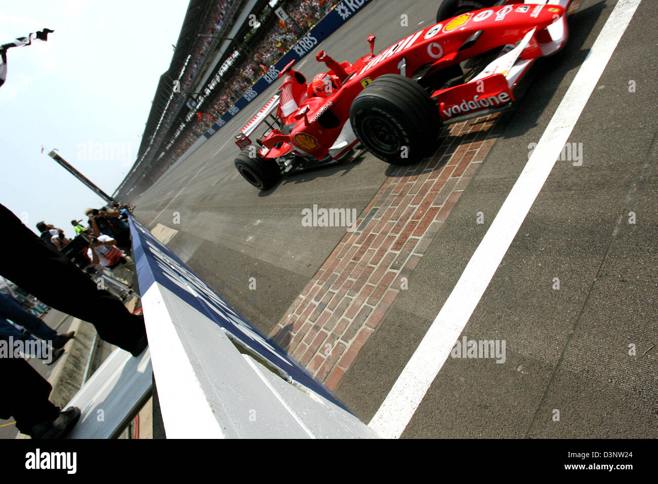 German Formula One driver Michael Schumacher of the Scuderia Ferrari ...