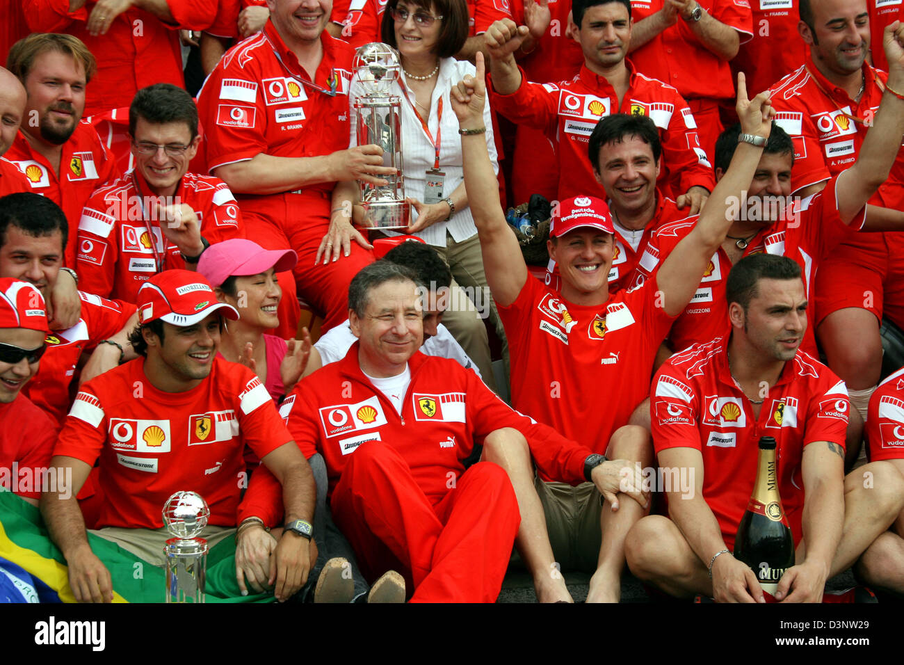 German Formula One driver Michael Schumacher of Scuderia Ferrari F1 ...
