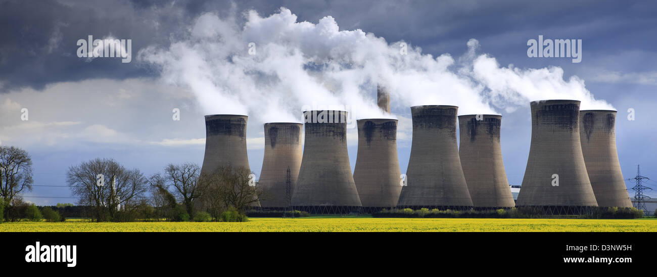 Eggborough Power Station Knottingley North Yorkshire England Stock ...