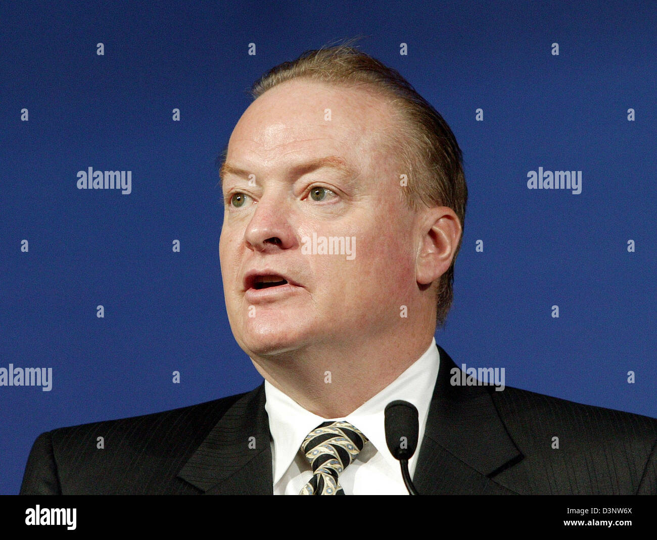 Preseident of Freightliner Chris Patterson speaks at the anniversary in ...