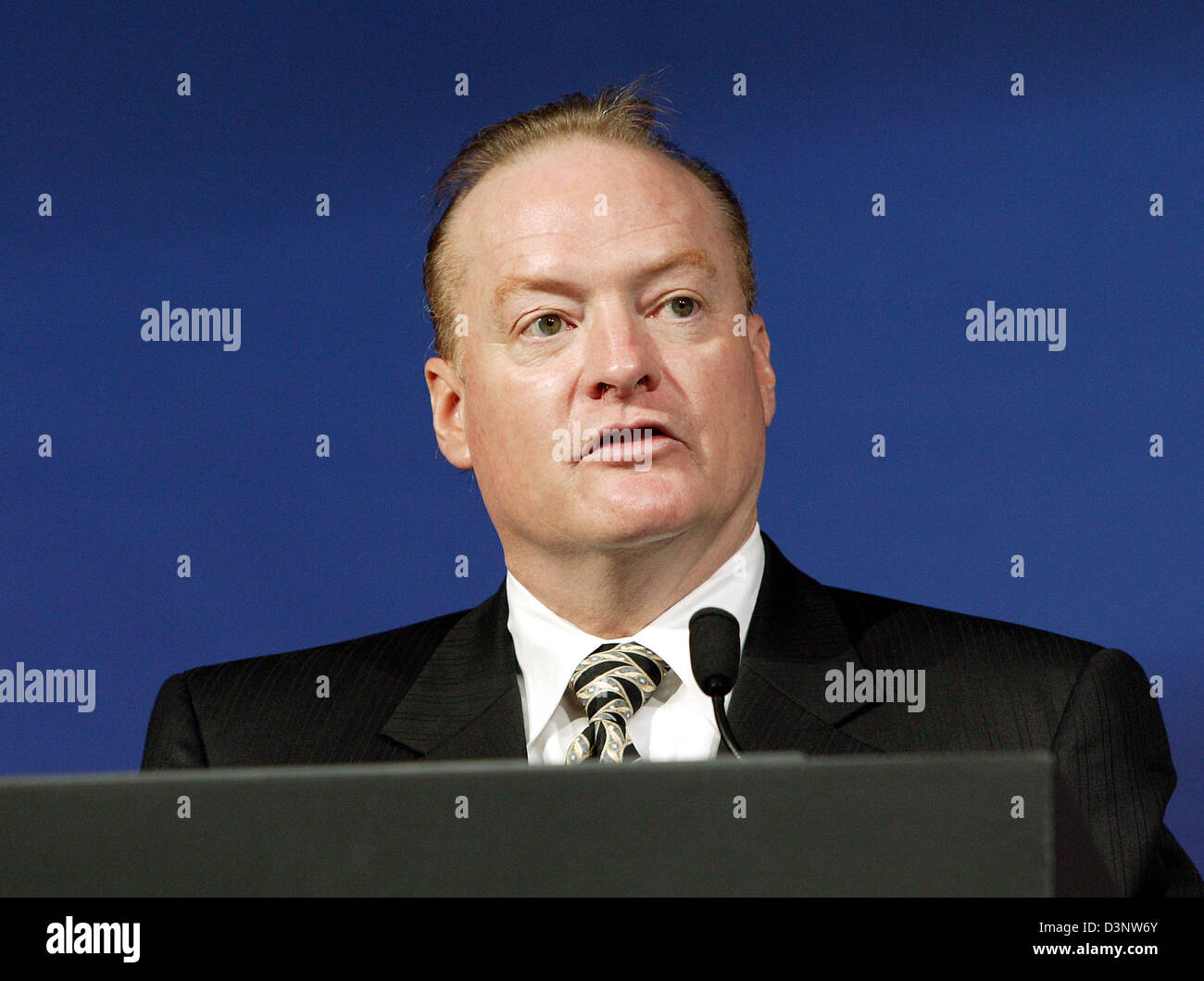 Preseident of Freightliner Chris Patterson speaks at the anniversary in ...