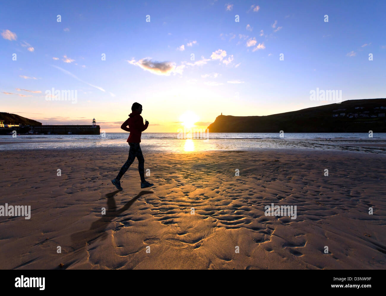 Port erin sunset hi-res stock photography and images - Alamy