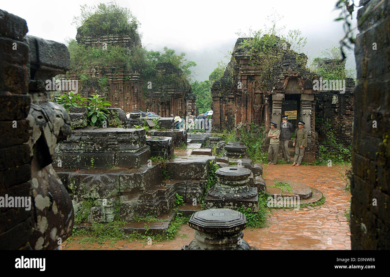 The Champa-temple, World Heritage Site since 1999, photographed in My ...