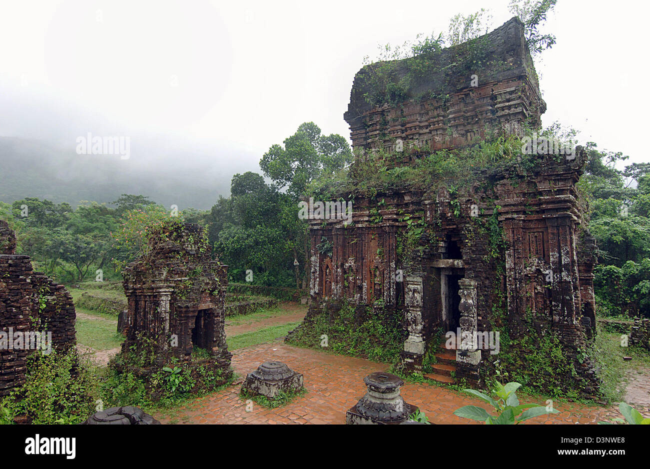 The Champa-temple, World Heritage Site since 1999, photographed in My ...