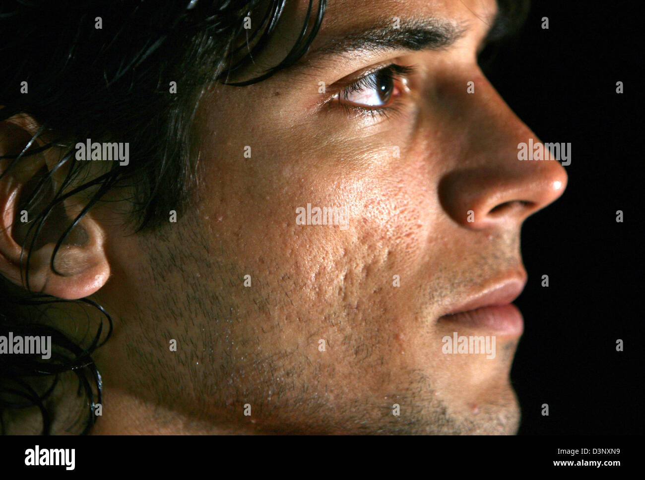 Roque Santa Cruz, forward at FC Bayern Munich, photographed during a ...