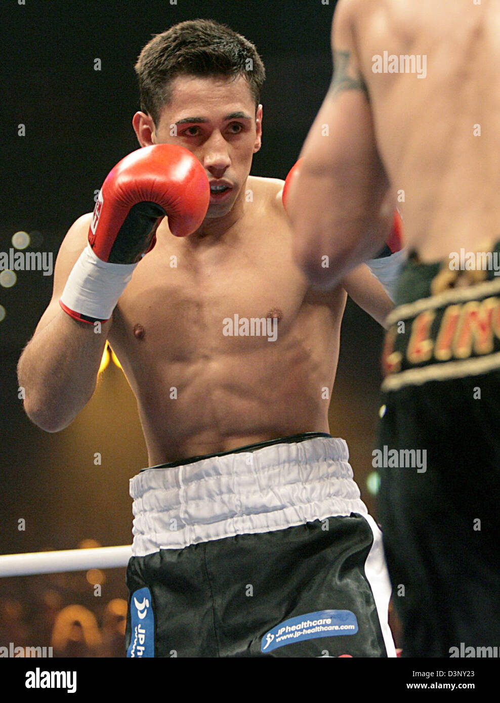 German professional boxer Felix Sturm (L) fights Javier Castillejo ...
