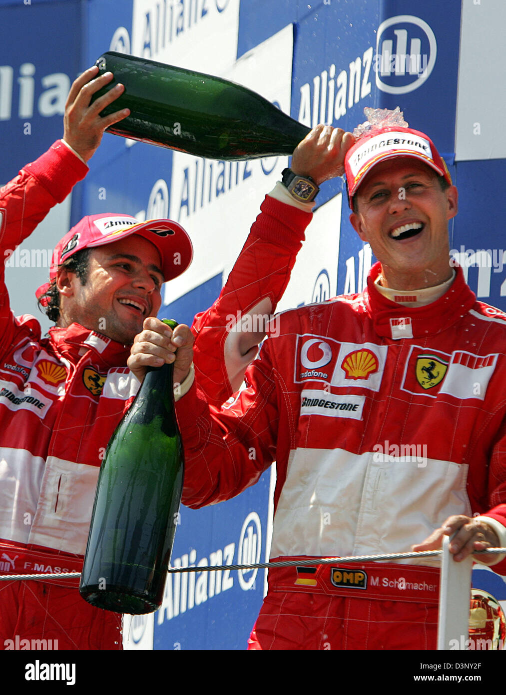 Ferrari team celebrate High Resolution Stock Photography and Images - Alamy