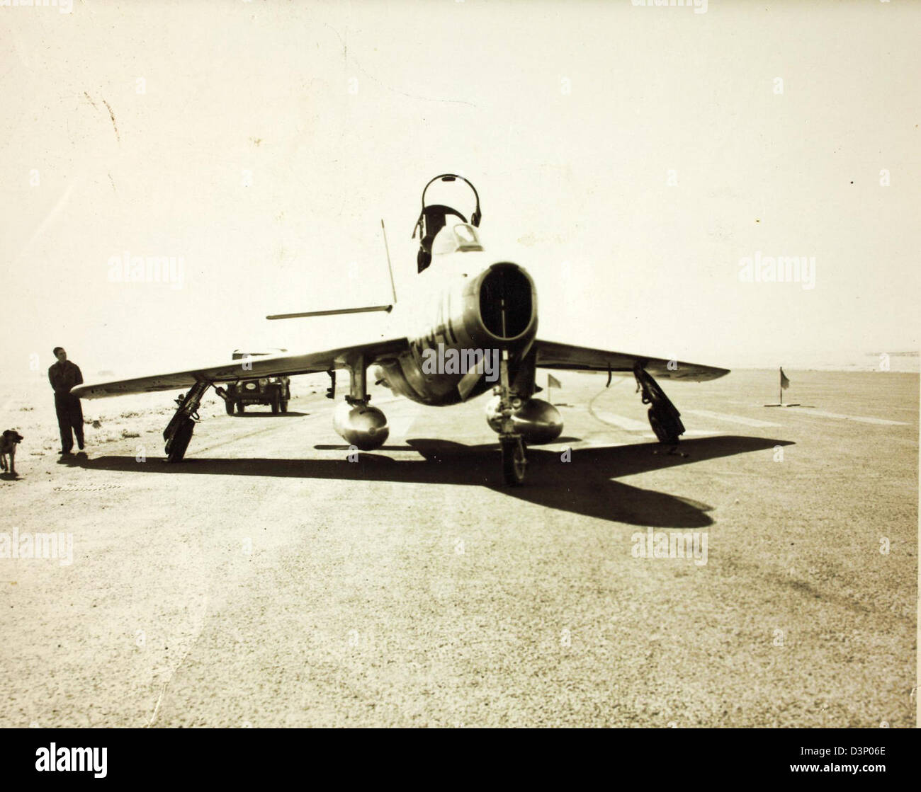 An aircraft accident involving the F-84F Thunderstreak, a U.S. Air ...
