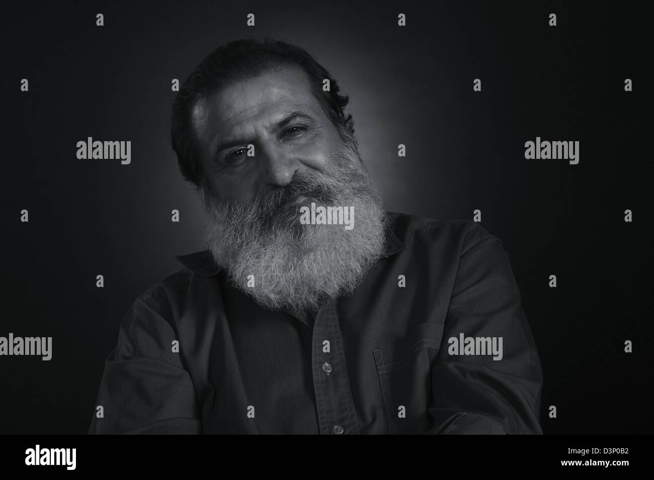 Portrait of a man looking serious Stock Photo - Alamy
