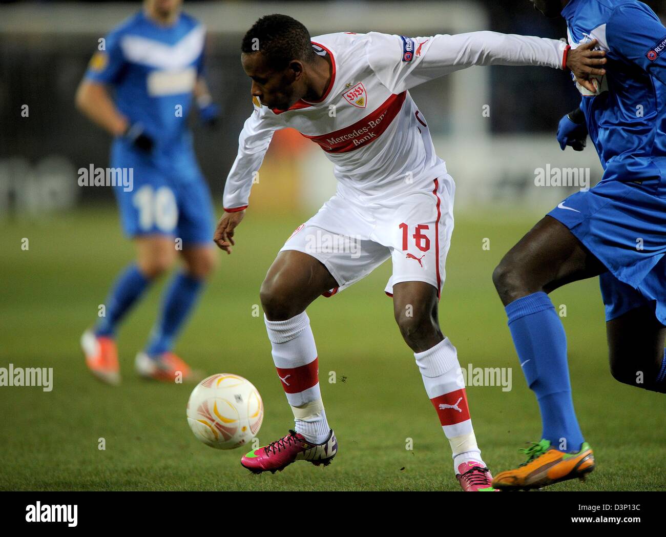 Stuttgart's Ibrahima Traore in action during the UEFA Europa League ...
