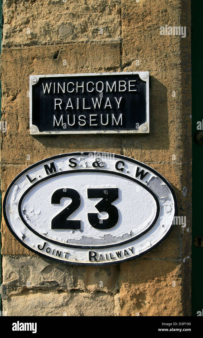 Winchcombe Railway Museum door Winchcombe Gloucestershire England UK ...