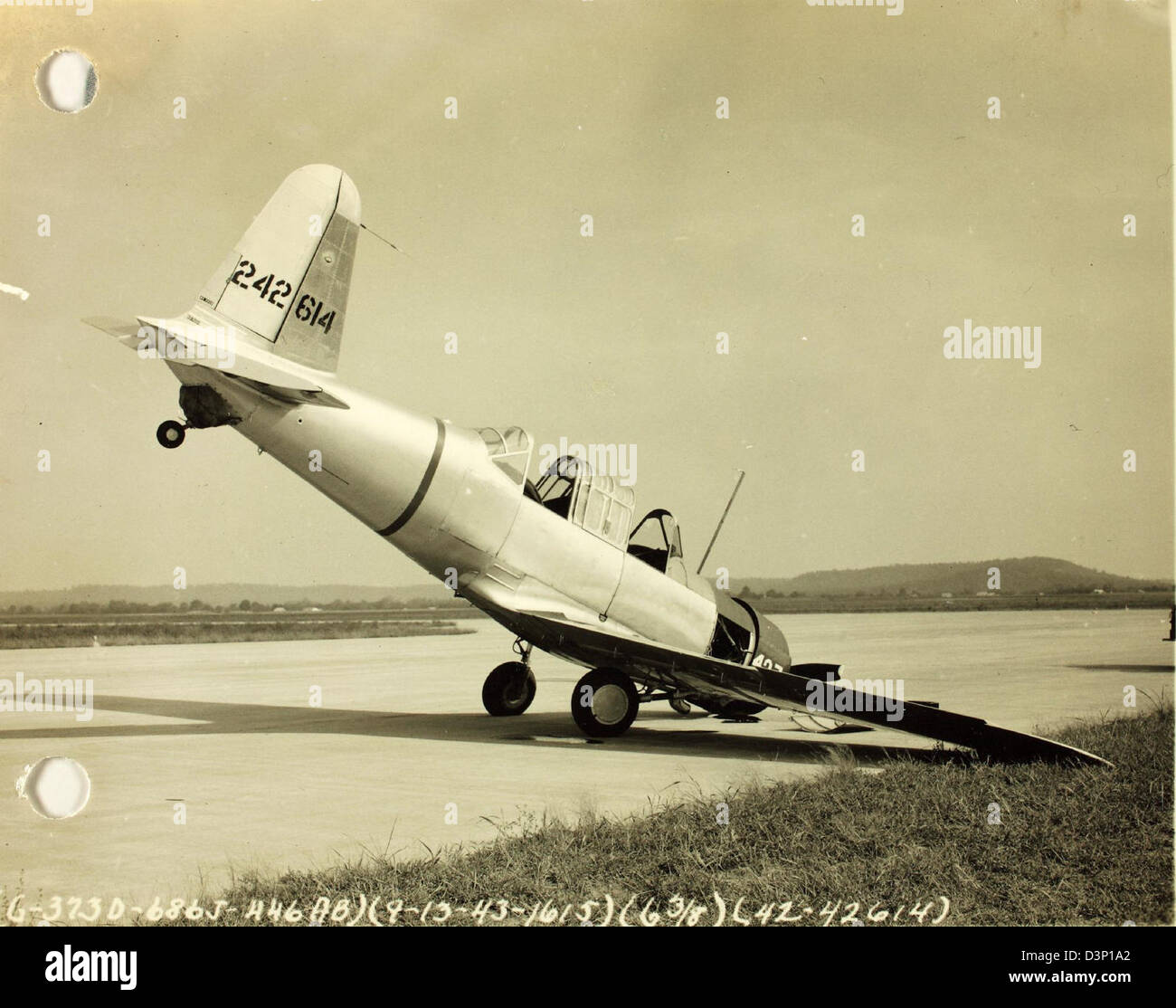 The Vultee BT-13, a trainer aircraft used by the U.S. military during ...