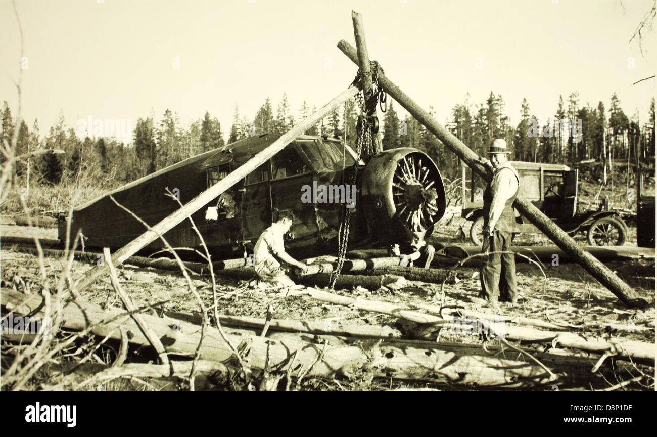 A Stinson Jr aircraft was involved in an accident in Klamath Falls ...