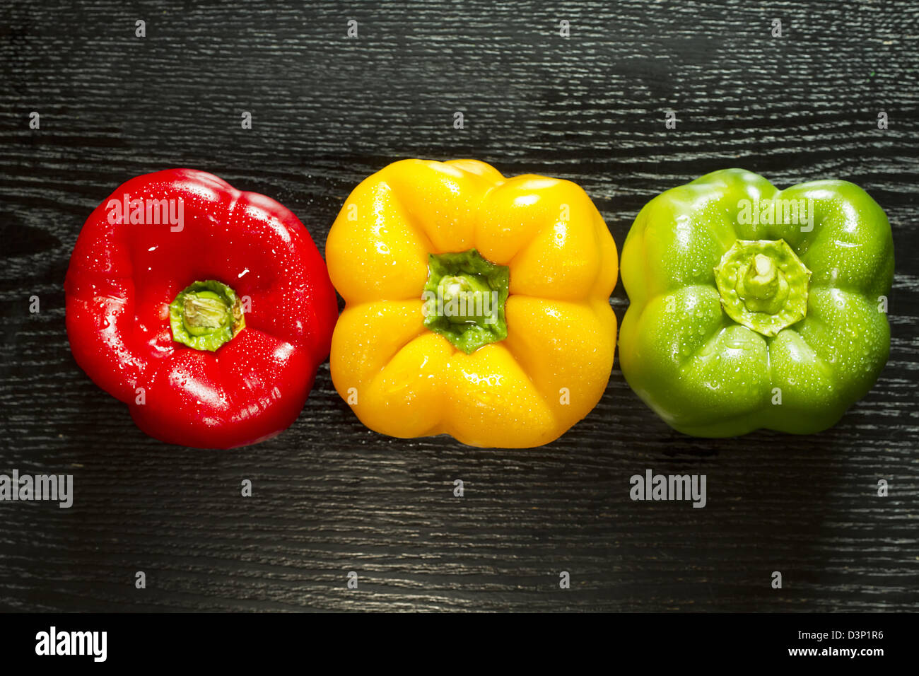 Colorful bell peppers Stock Photo - Alamy