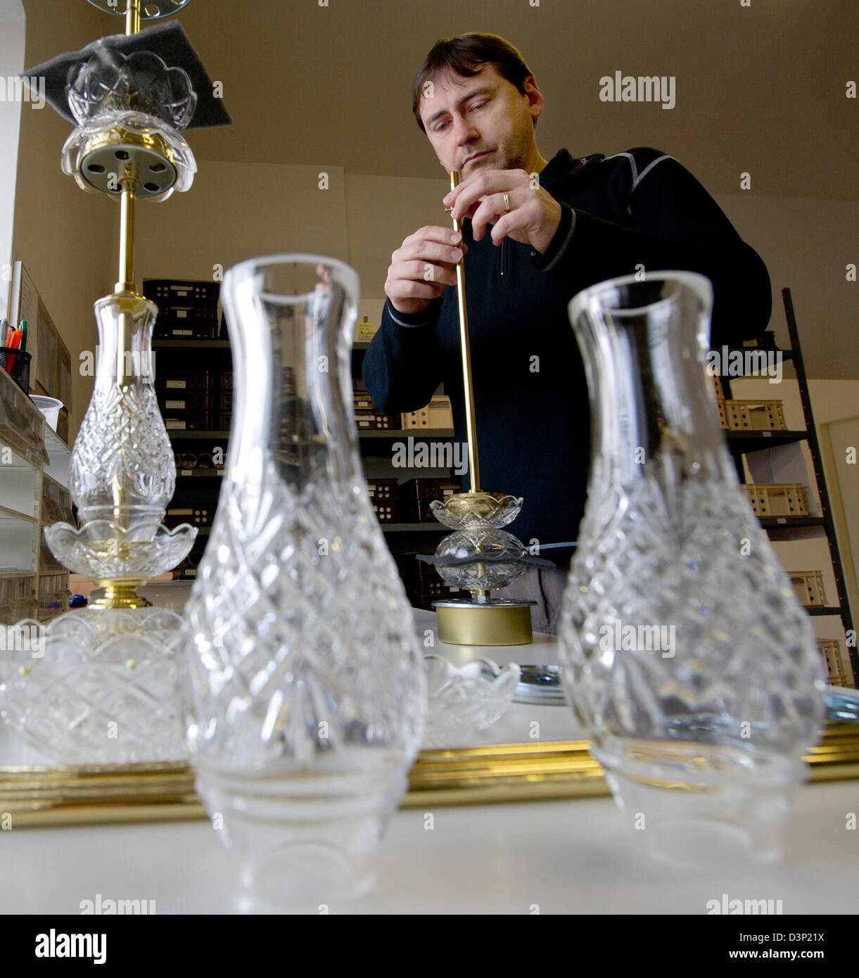 Lucky Glass family business that has less than 20 employees, delivers a ...