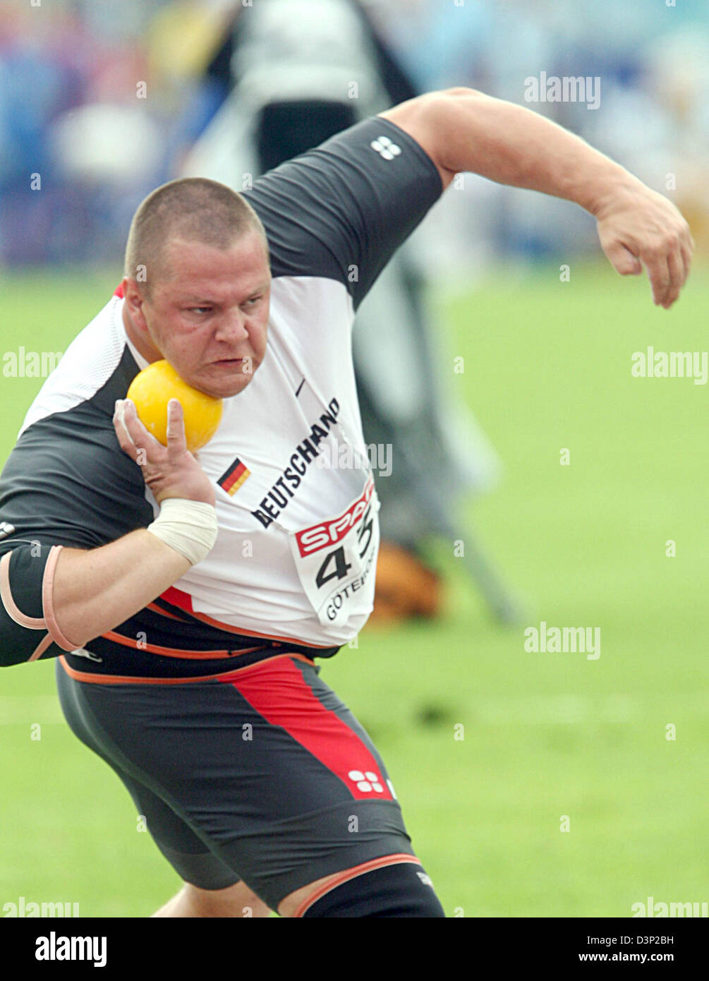German shotputter Ralf Bartels is pictured during the qualification ...
