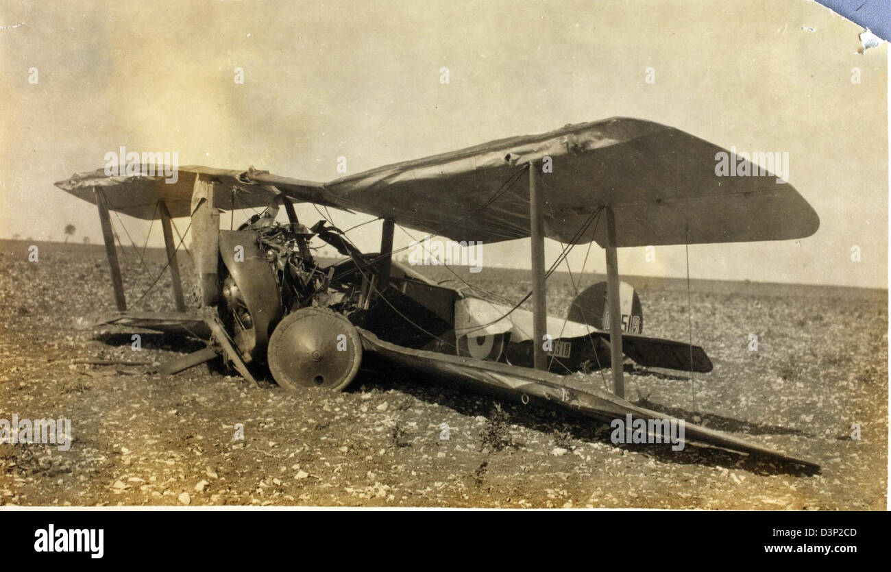 In 1918, a Sopwith Camel fighter aircraft was involved in an accident ...