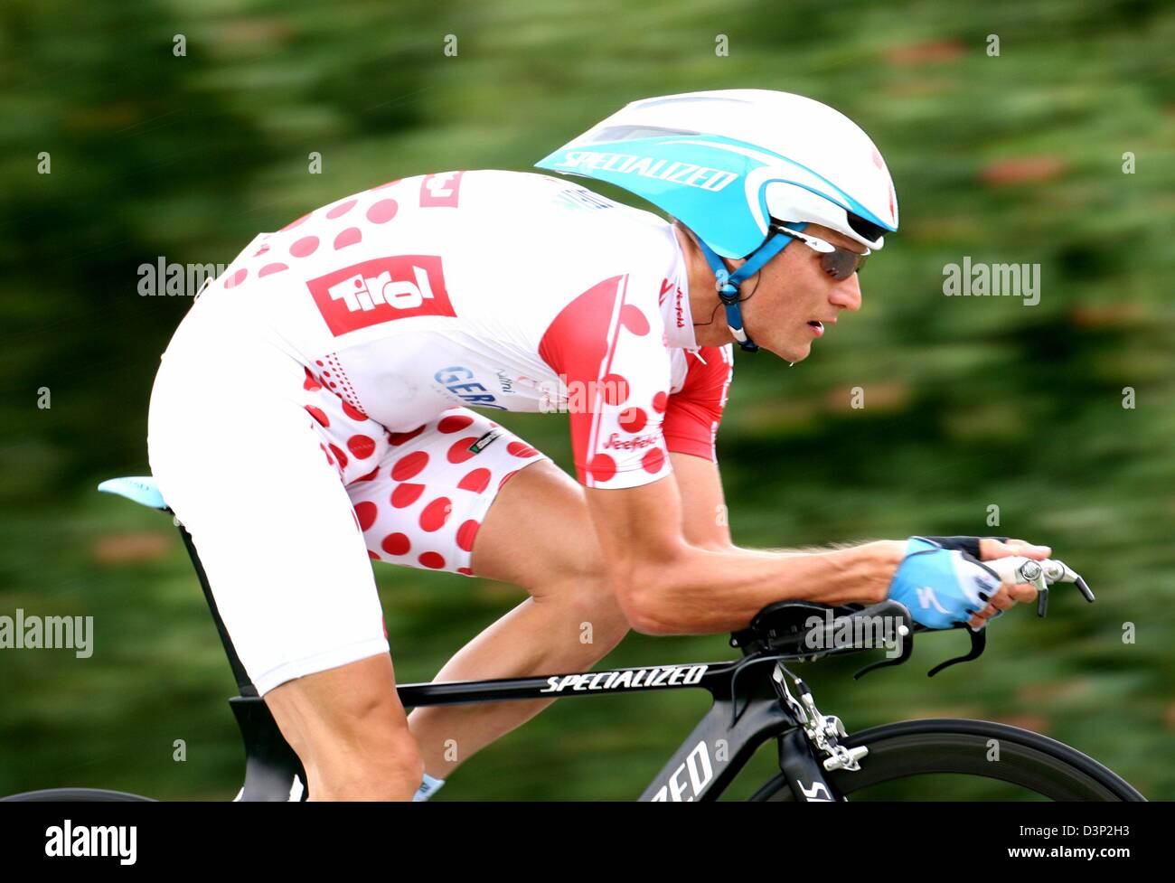 German Time Trial Champion Sebastian Lang of the Team Gerolsteiner ...
