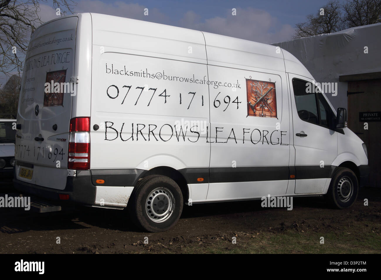mobile blacksmiths van Stock Photo - Alamy