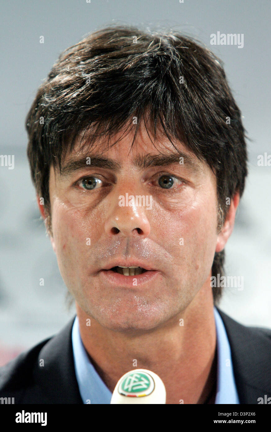 Joachim Loew, coach of the German national soccer team, photographed ...