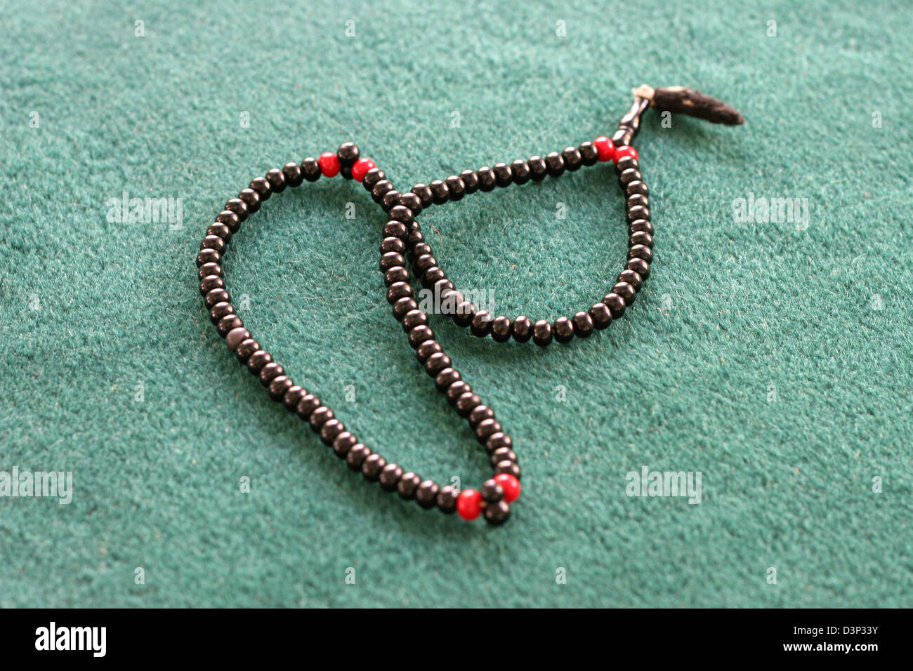 The picture shows a Muslim prayer chain, the Tasbih, in Fethiye, Turkey ...
