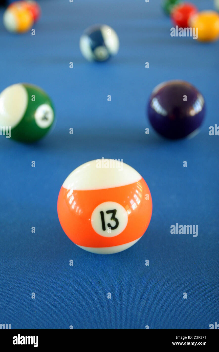 The picture shows a pool billiard table in Fethiye, Turkey, Saturday 27 ...