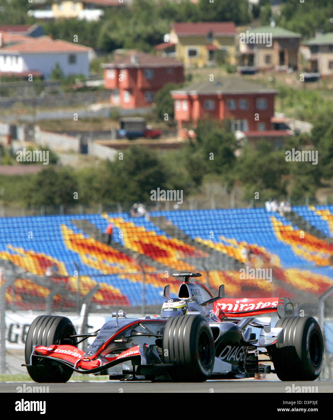 Spanish Formula One pilot Pedro De La Rosa of McLaren Mercedes in ...