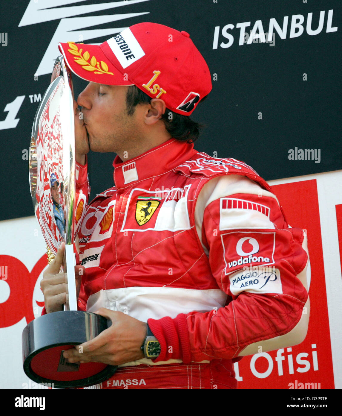 Brazilian Formula One driver Felipe Massa of Scuderia Ferrari team ...