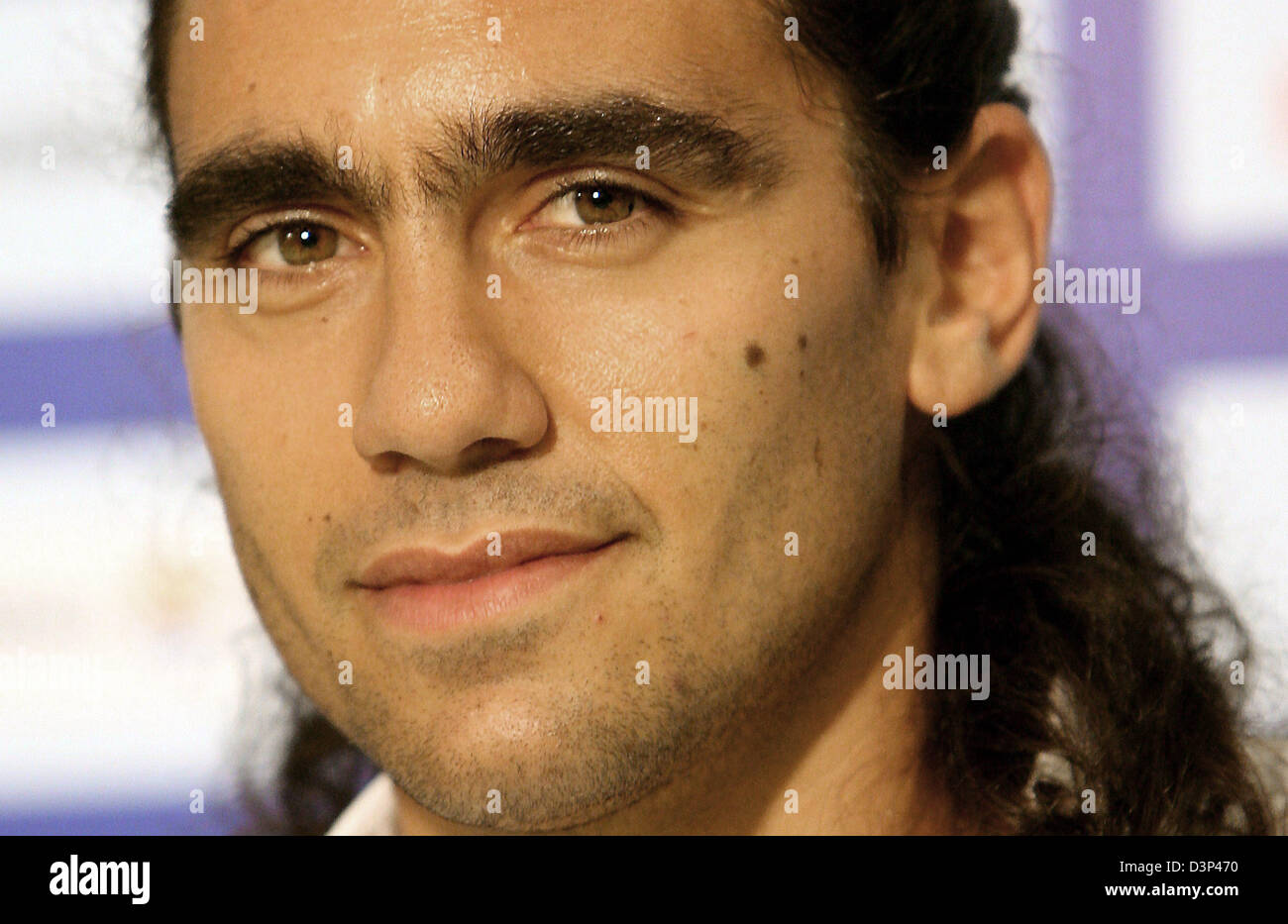 Argentina captain Juan Pablo Sorin smiles during a press conference in ...