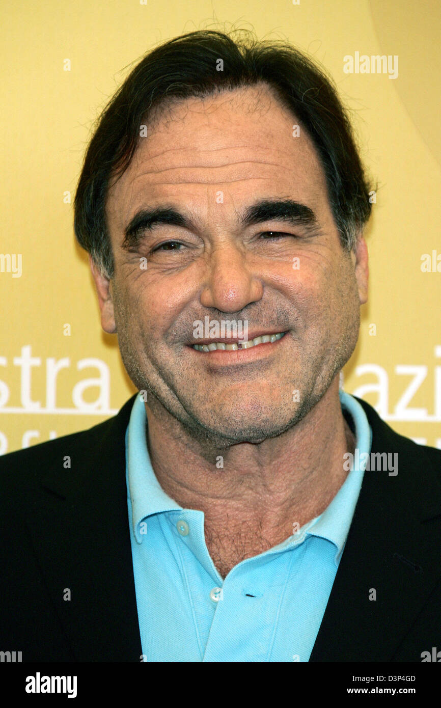 US director Oliver Stone smiles for photographers at a photocall for ...