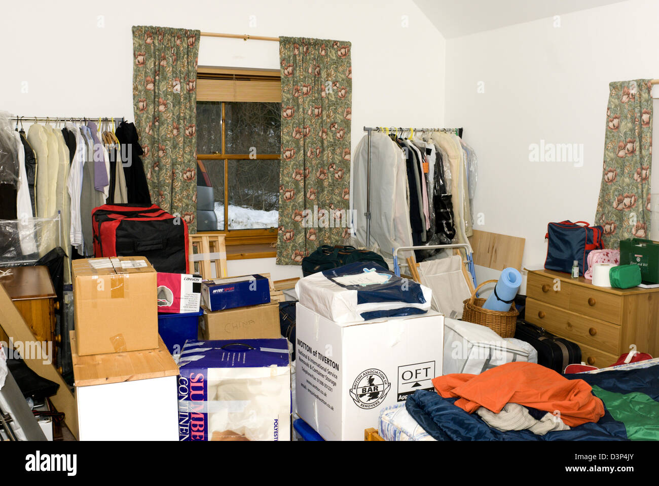 Possessions boxes hi-res stock photography and images - Alamy